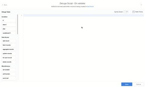 Deluge Editor Help Zoho Deluge