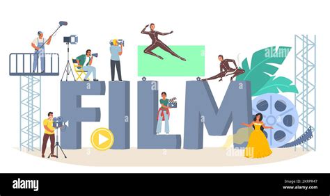 Movie Making Vector