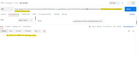 downloading file from sharepoint site folder using graph microsoft qanda