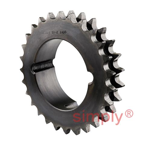 27 Tooth 08b Duplex Sprocket Heat Treated And Hardened Teeth Tapered