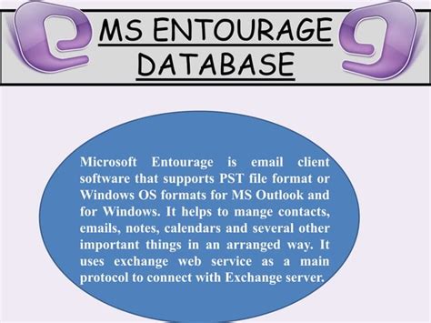 How To Repair Corrupt Entourage Database Ppt