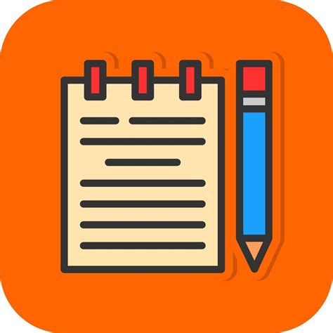 Handwritten Notes Vector Icon Design 20771574 Vector Art At Vecteezy