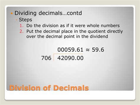 PPT Chapter 3 Decimals PowerPoint Presentation Free Download ID 378354