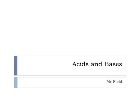 PPT Acids And Bases PowerPoint Presentation Free Download ID