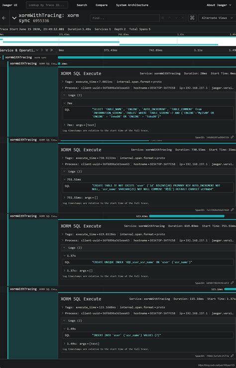 Golang实战 Xorm搭配opentracingjaeger链路监控让sql执行一览无遗 Avtion