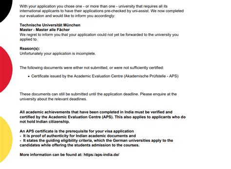 Can I Get Vpd From Uni Assist Without Aps Certificate R Tumunich