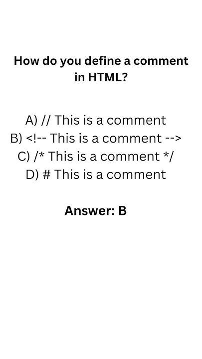 How Well Do You Know Html 🖥️ Fun Coding Quizhtml Codingquiz