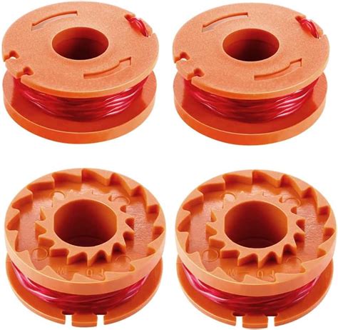 Kaiaiwluo Bobina Per Decespugliatore Worx 4 Pcs Filo Per