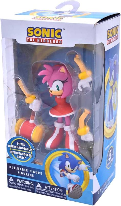 Just Toys Llc — Buildable Sonic The Hedgehog Amy Rose Figure │ 4