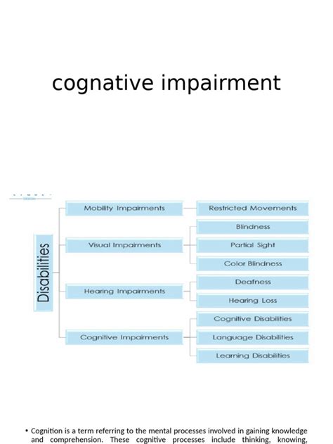 Cognative Impairment Pdf