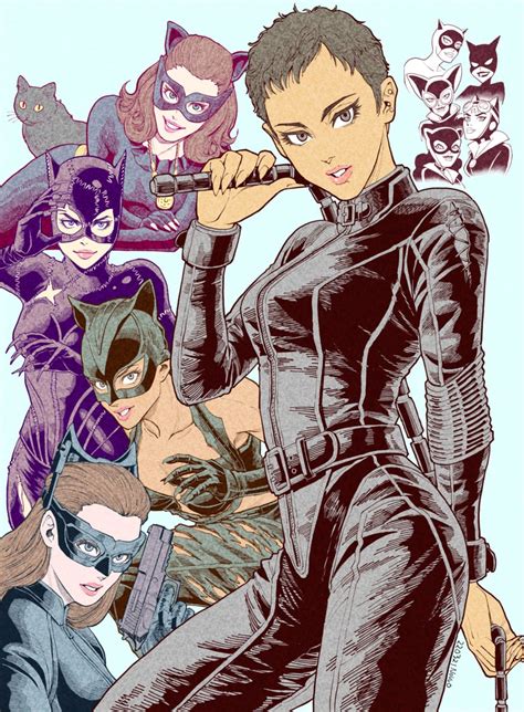 Catwoman And Selina Kyle Dc Comics And 11 More Drawn By Masutatsu