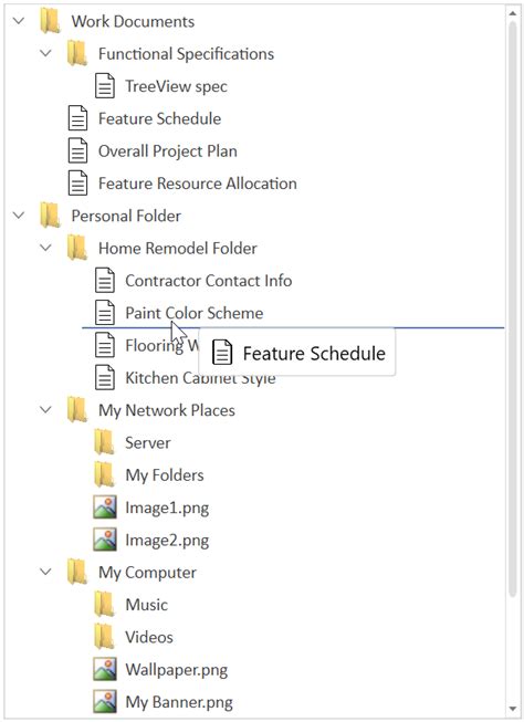 Drag And Drop In Wpf Treeview Control Syncfusion