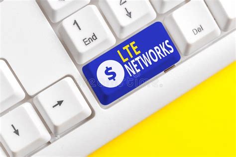 Handwriting Text Writing Lte Networks Concept Meaning Fastest Network Connection Available For