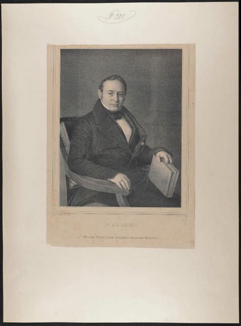 Porträt Von Moritz Heinrich Romberg Mit Faksimilierter Unterschrift