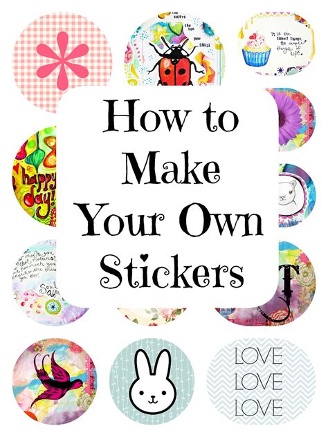 How To Make Your Own Custom Stickers At Linda France Blog