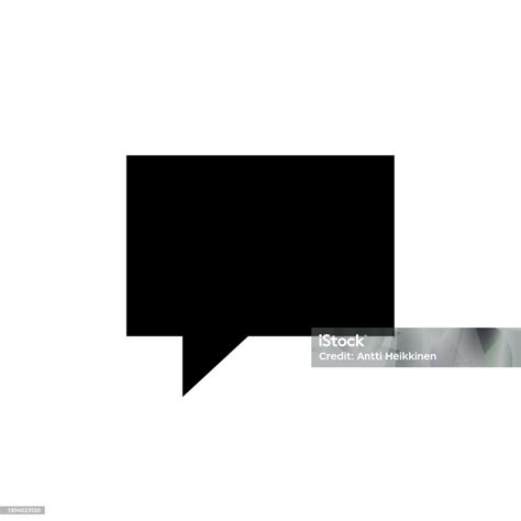 음성 버블 벡터 아이콘입니다 메시지 및 채팅 기호 집합입니다 비어 있거나 비어 있는 말과 텍스트 가 노래합니다 토론 및 대화