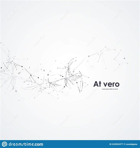 Connect Abstract Dots And Lines Vector Network Design Technology Design Illustration Stock