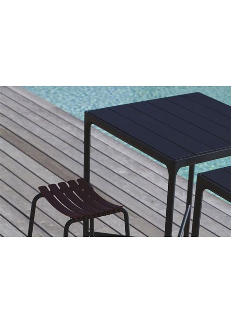 Houe Four Table Garden Table Black Bamboo 90x160 Bar
