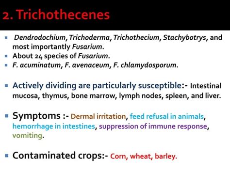 Fungi Mycotoxins Their Classification And Mode Of Actionpptx