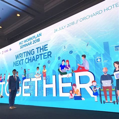 Mci Workplan Seminar With Minister S Iswaran Lester Leo Singapores Leading Emcee