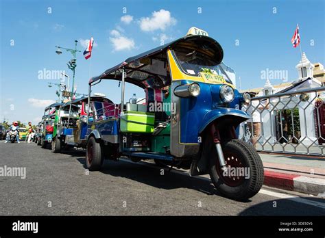 Bangkok Thailand January 4 2026 View Of Tuk Tuk The Motorized
