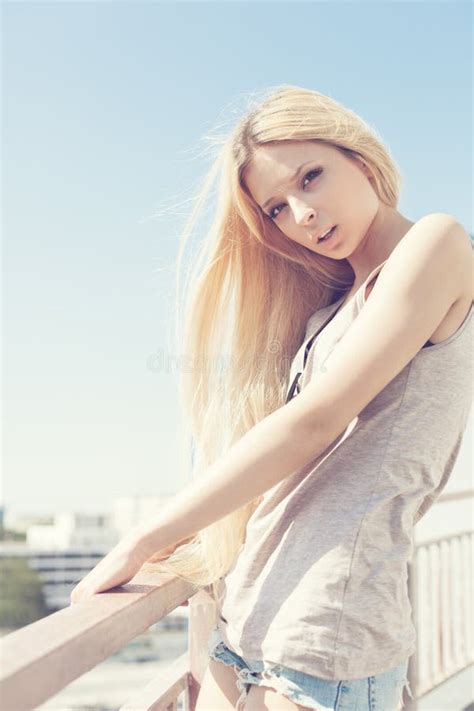 Young Woman Stock Image Image Of Girl Blond Sexual 42294359