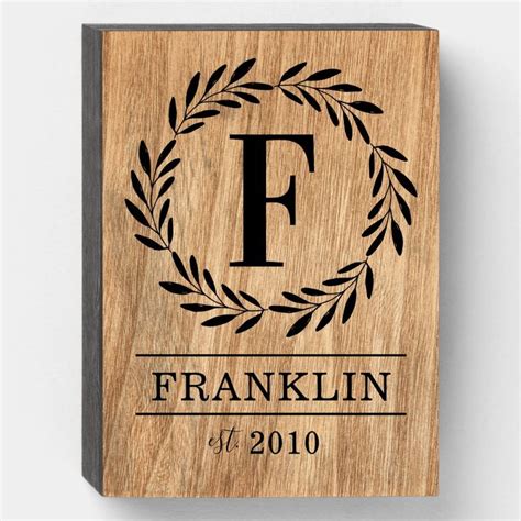 Personalized Rustic Wood Last Name Wooden Sign Zazzle Last Name