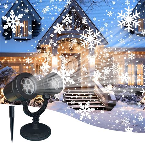 Christmas Snow Projector Outdoor Led Snowflake Projector