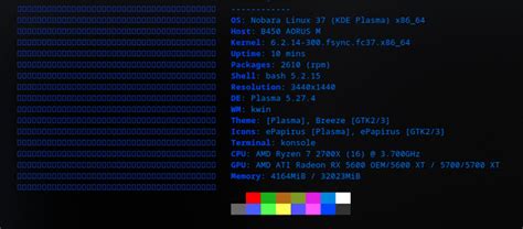 neofetch how to fix ascii art r nobaraproject