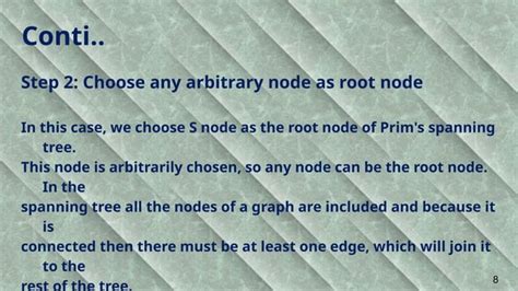 Prims Algorithm Presentation For Prims Algorithm 1pptx