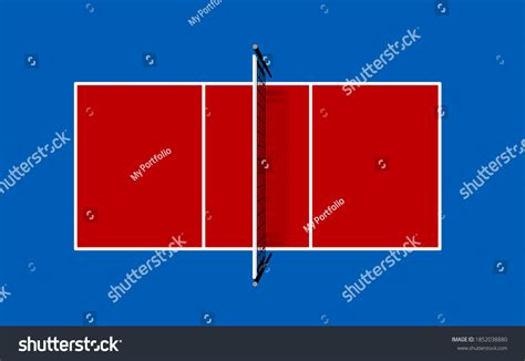 Volleyball Fireld Markings Wood Texture Vector เวกเตอร์สต็อก ปลอดค่า