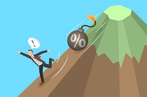 Premium Vector 3d Isometric Flat Vector Conceptual Illustration Of Inflation