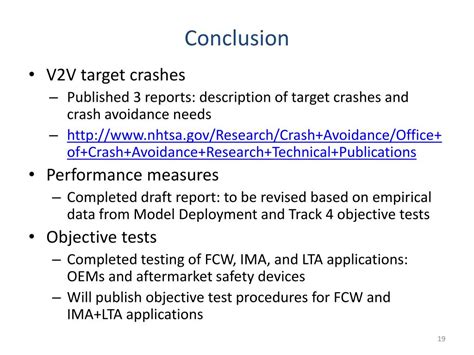 ppt v2v target crash scenarios research performance measures and