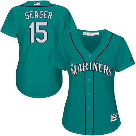 Kyle Seager Seattle Mariners Majestic Womens Cool Base Player Jersey