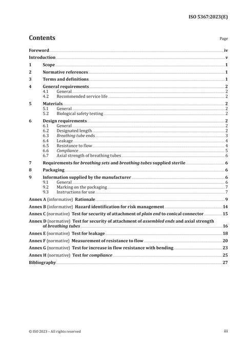 ISO Anaesthetic And Respiratory Equipment Breathing Sets And Connectors