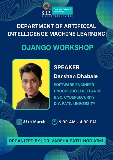 Darshan Dhabale On Linkedin Django Developer Workshop