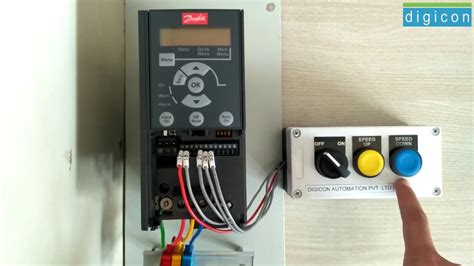 Configuring Danfoss Vlt Drives For Two Wire Start Stop With Speed Up Down Digicon