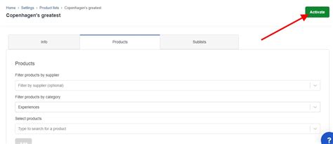 How to create product lists Bókun Help Center