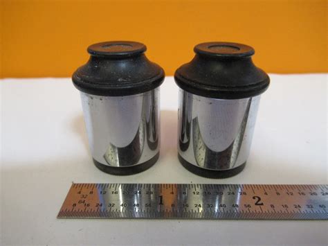 Silo Surplus Antique Pair Spencer Eyepiece 10x Optics Microscope Part