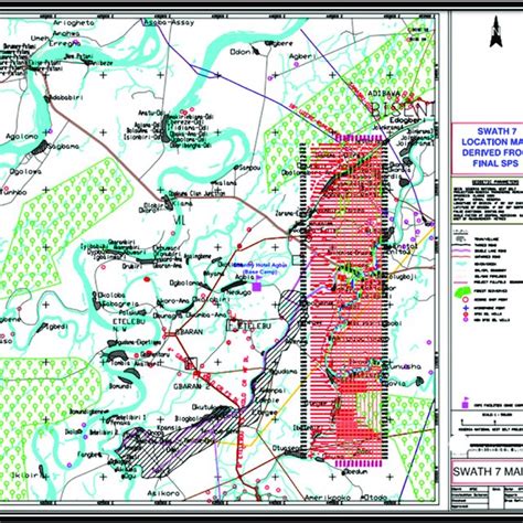 Swath 5 Of The Prospect Map Download Scientific Diagram