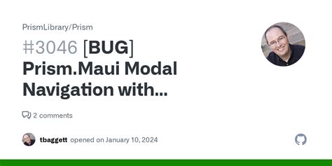 BUG Prism Maui Modal Navigation With KnownNavigationParemeters UseModalNavigation Not Working