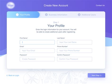 Registration Form By Ivan Poddubchenko For Quarte Design On Dribbble