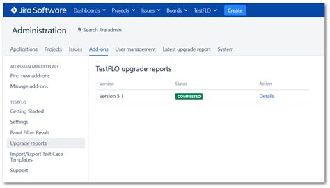 upgrade reports