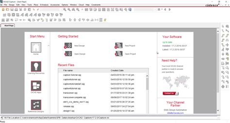 Starting A New Schematic Project