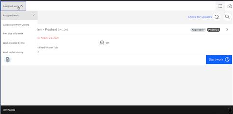 Maximo Mobile Customization Adding New Option Into My Schedule