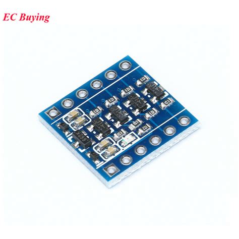 양방향 변환 보드 모듈 아두이노용 uart spi ttl 4 채널 웨이 iic i2c 로직 레벨 컨버터 5v 3 3v
