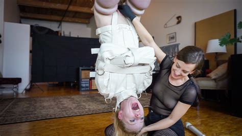 elise graves bondage liberation inverted straitjacket suspension