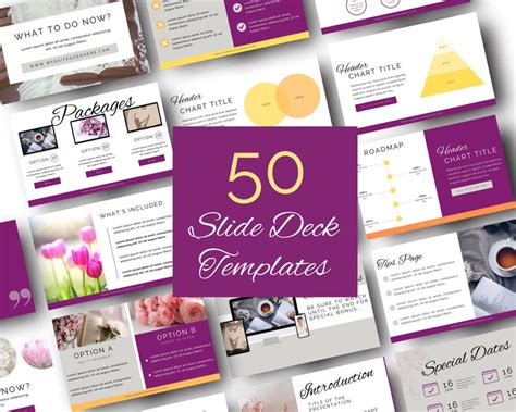 Slide Deck Template Canva Template Course Webinar Course Creator