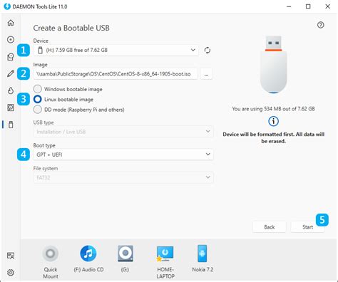 Create A Bootable USB DAEMON Tools Lite Help
