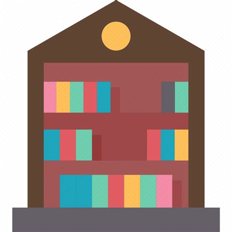 Library Bookcase Literature Knowledge Education Icon Download On Iconfinder